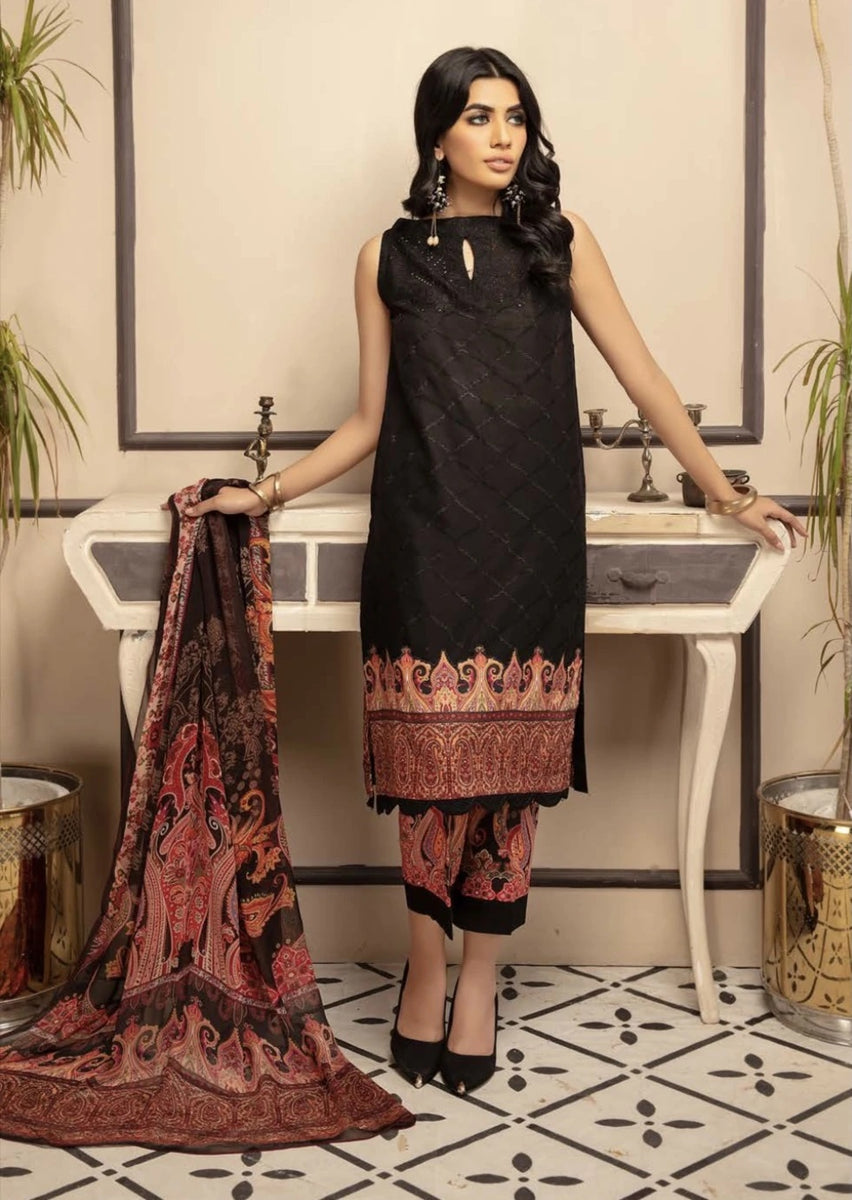 VINTAGE by Johra Embroidered Lawn Collection 2021 -100% Original Guara – myshopusa.com
