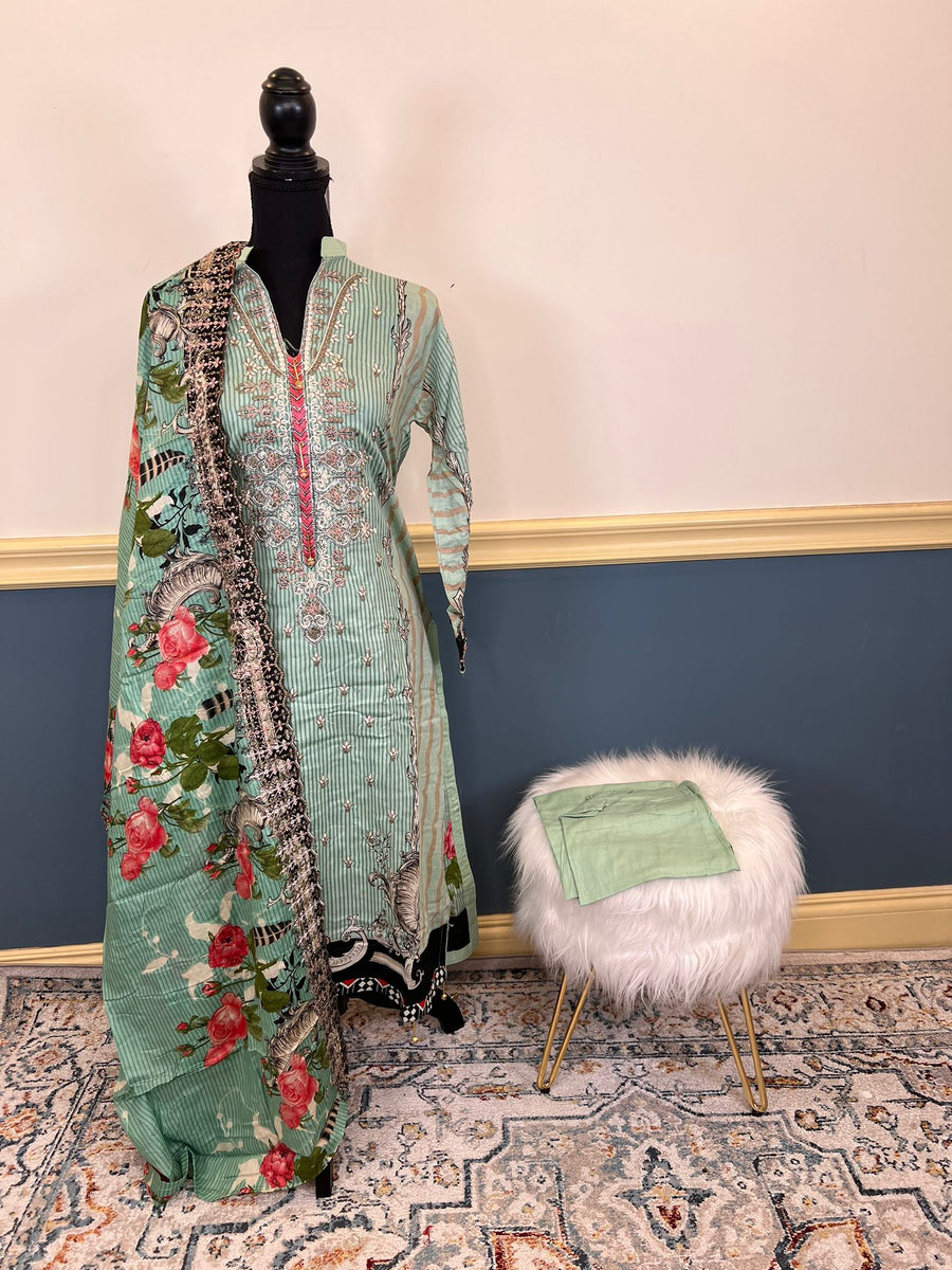 Bin Saeed original embroidered lawn Collection – myshopusa.com