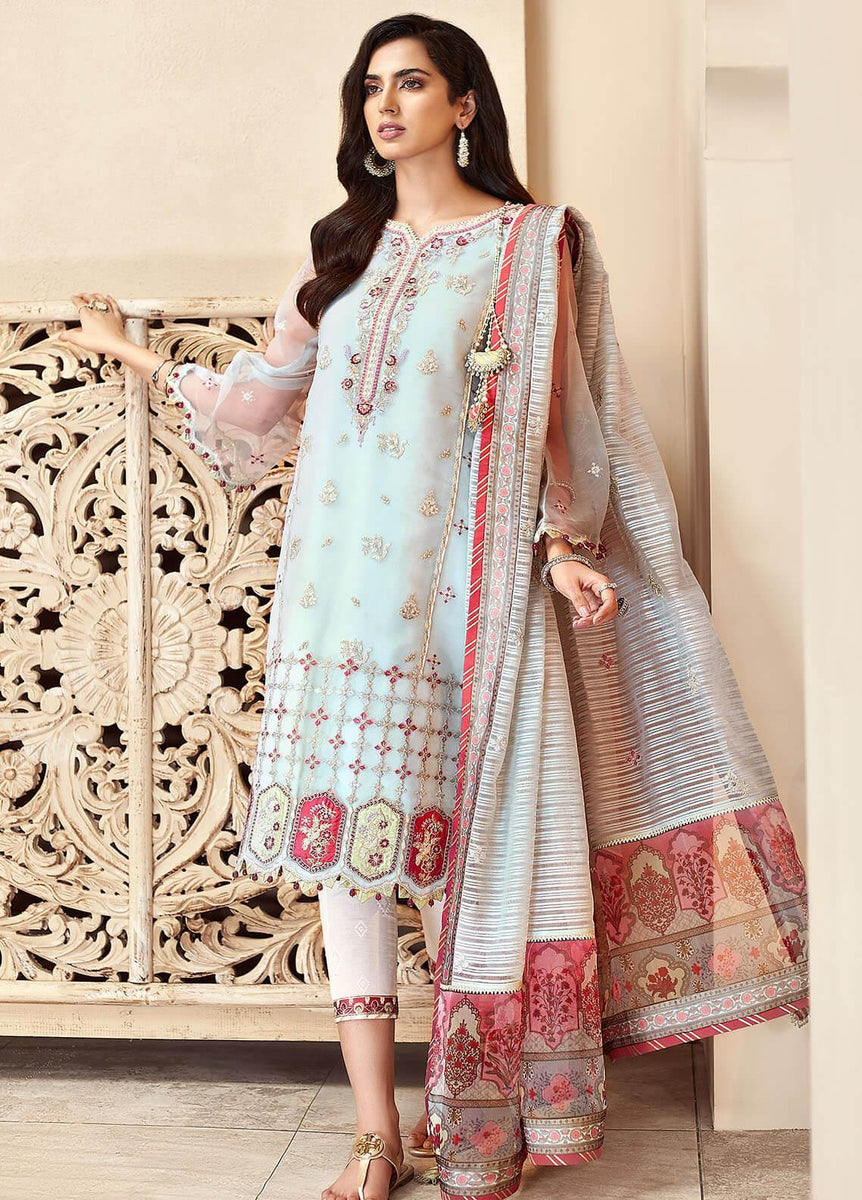 Shanaya by Saadia Asad Embroidered Lawnr 100% Original – myshopusa.com
